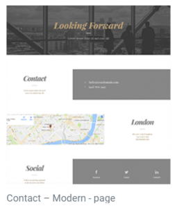 Page Templates - Website Wizard