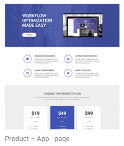 Page Templates - Website Wizard